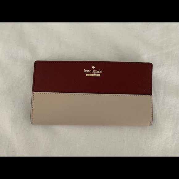 kate spade | Bags | Kate Spade Bifold Staci Colorblock Large Slim ...
